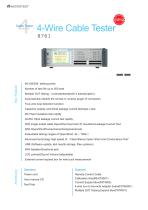 4-Wire Cable Tester_8761 - Microtest Corporation - PDF Catalogs ...