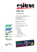 LED display - DMD128 - esitron-electronic - numeric / color / graphic