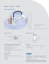 Adept Cobra Family (SCARA) - Omron Electronics GmbH - PDF Catalogs | Technical Documentation ...