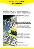 Membrane Keypads - KNITTER SWITCH - PDF Catalogs | Technical Documentation | Brochure