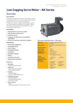 NX Series Low Cogging Servo Motor - Parker Electromechanical and Drives ...