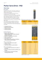 PSD1 Parker Servo Drive - Parker Electromechanical and Drives Division ...