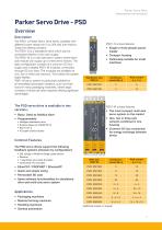 PSD1 Parker Servo Drive - Parker Electromechanical and Drives Division ...