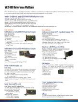 VPX-300 Reference Development Platform for OpenVPX Systems with Virtex 6 FPGA and GPGPU for High ...