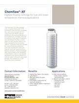 Chemflow-XF Filter Cartridges - Parker bioscience and water filtration ...