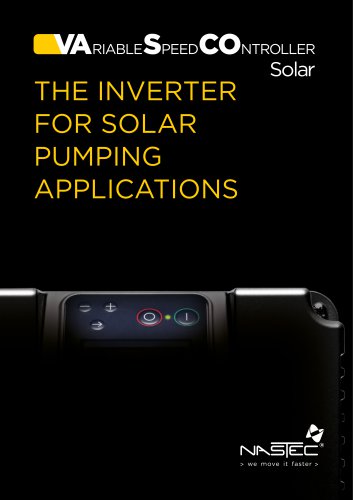 VASCO - NASTEC - PDF Catalogs | Technical Documentation | Brochure