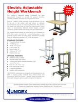 Electric Adjustable Height Workbench - Unidex, Inc. - PDF Catalogs ...