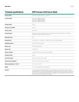 HPE ProLiant e910 Server Blade - Hewlett-Packard - PDF Catalogs | Technical Documentation | Brochure
