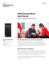 HPE ProLiant ML10 - Hewlett-Packard - PDF Catalogs | Technical ...