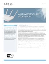 AX411 Wireless WLAN Access Point - Juniper Networks - PDF Catalogs | Technical Documentation ...