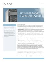 PTX Series Packet Transport Switch - Juniper Networks - PDF Catalogs ...
