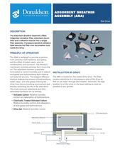 Adsorbent Breather Assembly - DONALDSON - PDF Catalogs | Technical ...