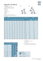 Elbows 30° / 60° (PN 10) - Baum Kunststoffe GmbH - PDF Catalogs | Technical Documentation | Brochure