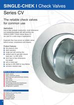 SINGLE-CHEK I Check Ball Valves Series CV - Crane Process Flow ...