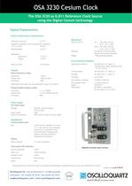 3230 - Oscilloquartz SA - PDF Catalogs | Technical Documentation | Brochure