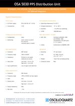 5030 - Oscilloquartz SA - PDF Catalogs | Technical Documentation | Brochure