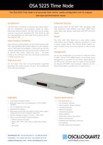 5225 - Oscilloquartz SA - PDF Catalogs | Technical Documentation | Brochure