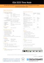 5225 - Oscilloquartz SA - PDF Catalogs | Technical Documentation | Brochure