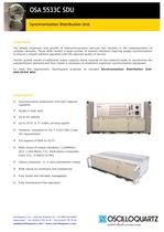 5533C - Oscilloquartz SA - PDF Catalogs | Technical Documentation | Brochure