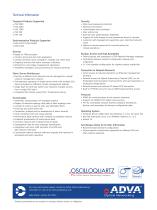 FSP - Oscilloquartz SA - PDF Catalogs | Technical Documentation | Brochure
