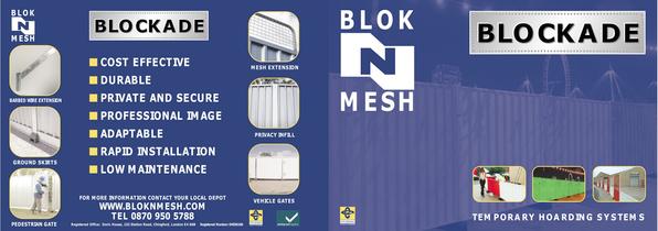 Blockade™ Steel Hoarding - Blok 'N' Mesh UK Limited - PDF Catalogs ...