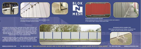 Blockade™ Steel Hoarding - Blok 'N' Mesh UK Limited - PDF Catalogs ...