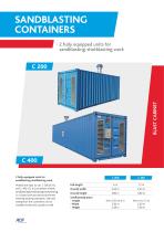 SANDBLASTING CONTAINER - ACF France - PDF Catalogs | Technical ...
