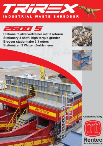 TriRex Stationary shredder with 3 rotors - Rentec - PDF Catalogs ...