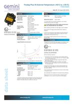 ATEX rated Temperature logger with probe TGIS-0020 - Gemini Data ...