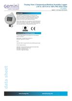 Temperature and humidity logger with display TV-4501 - Gemini Data ...