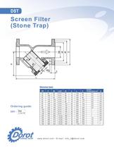Screen Filter (Stone Trap) - Dorot Control Valves - PDF Catalogs ...