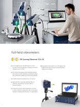 Brochure Laser Doppler Vibrometers | Laser sensors for acoustics ...