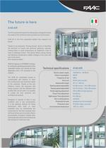 Entrances and automatic doors A140 AIR Energy Saving - FAAC SpA - PDF ...