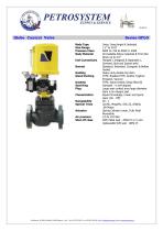 Globe Control Valve Series GFLO - PETROSYSTEM - PDF Catalogs ...