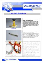 INFLATION EQUIPMENTS - PETROSYSTEM - PDF Catalogs | Technical ...