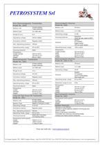 Pig localization Transmitter / Pinger - PETROSYSTEM - PDF Catalogs ...