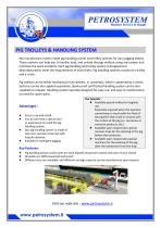 PIG TROLLEYS & HANDLING SYSTEM heavy range - PETROSYSTEM - PDF Catalogs ...