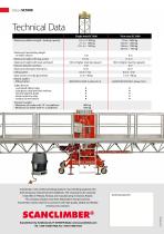 Mast climbing work platform Educa SC1000 - Scanclimber Oy - PDF ...