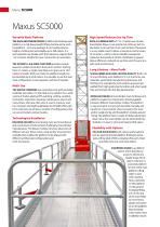 Mast climbing work platform Maxus SC5000 - Scanclimber Oy - PDF Catalogs | Technical ...
