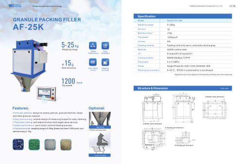 All General Measure Technology Co., Ltd catalogs and technical brochures
