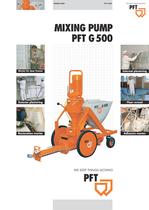 Mixing pump PFT G 500 - Knauf PFT GmbH & Co. KG - PDF Catalogs ...