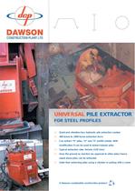 Universal pile extractor - DAWSON CONSTRUCTION PLANT LIMITED - PDF ...
