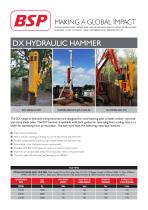 Hydraulic pile-driving hammer - DX series - BSP International ...