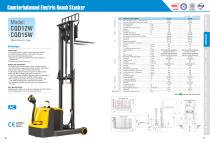 Counterbalanced stacker truck - CQD15W - NINGBO RUYI JOINT STOCK CO ...