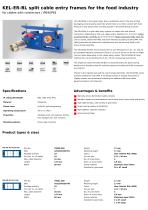 KEL-ER-BL split cable entry frames for the food industry - icotek GmbH ...