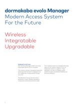 dormakaba evolo Manager - dormakaba - PDF Catalogs | Technical Documentation | Brochure
