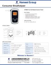 Portable alcohol tester - AT8060 - Hanwei Electronics Group Corporation