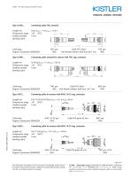 Cables For force, torque and strain sensors - Kistler - PDF Catalogs | Technical Documentation ...
