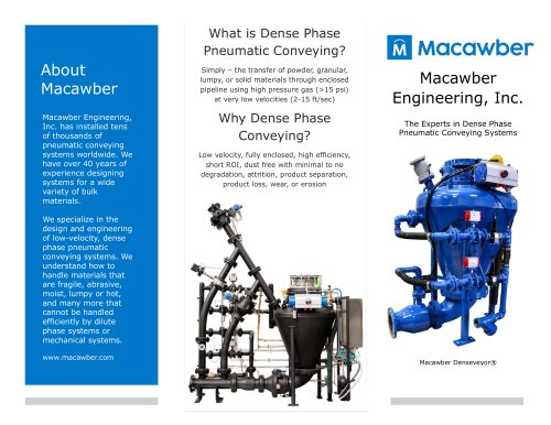 All Macawber Engineering Inc. catalogs and technical brochures