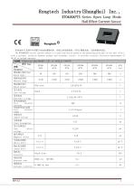 RTO400APT5 open loop current sensor - Rongtech Industry (Shanghai) Inc., - PDF Catalogs ...